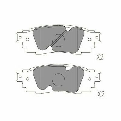 NPS T361A41 Kit de Plaquettes de Frein, Frein à Disque pas cher ...
