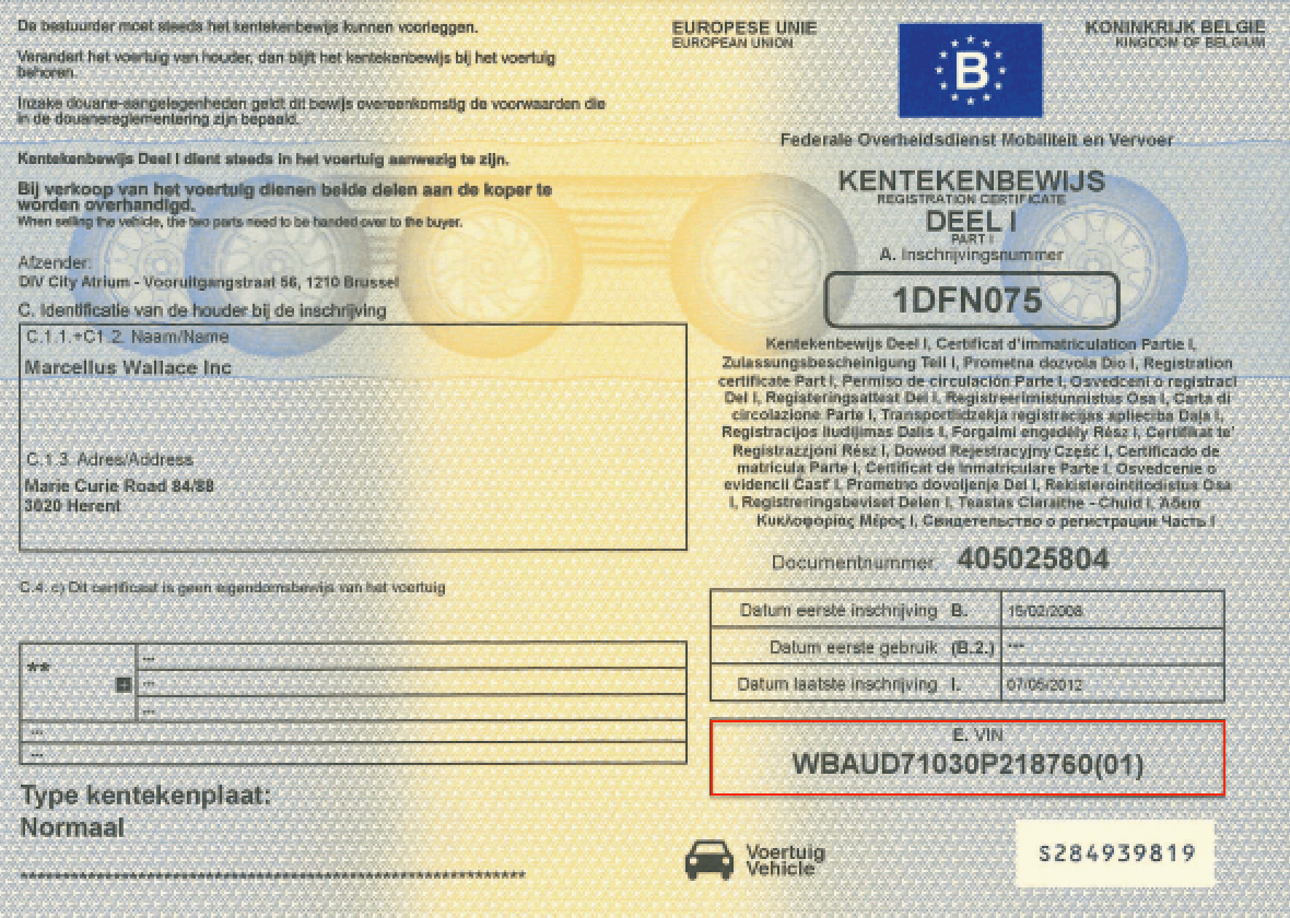 Chassisnummer Opzoeken Chassisnummer Caravan